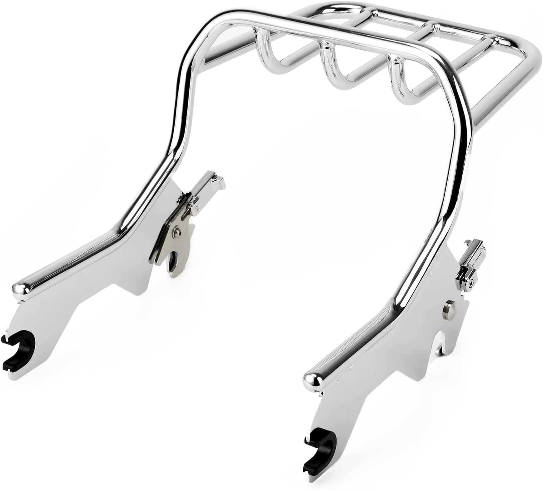 Amazon.com: MoKitDora Softail Holdfast Two-Up Luggage Rack Low-Profile ...