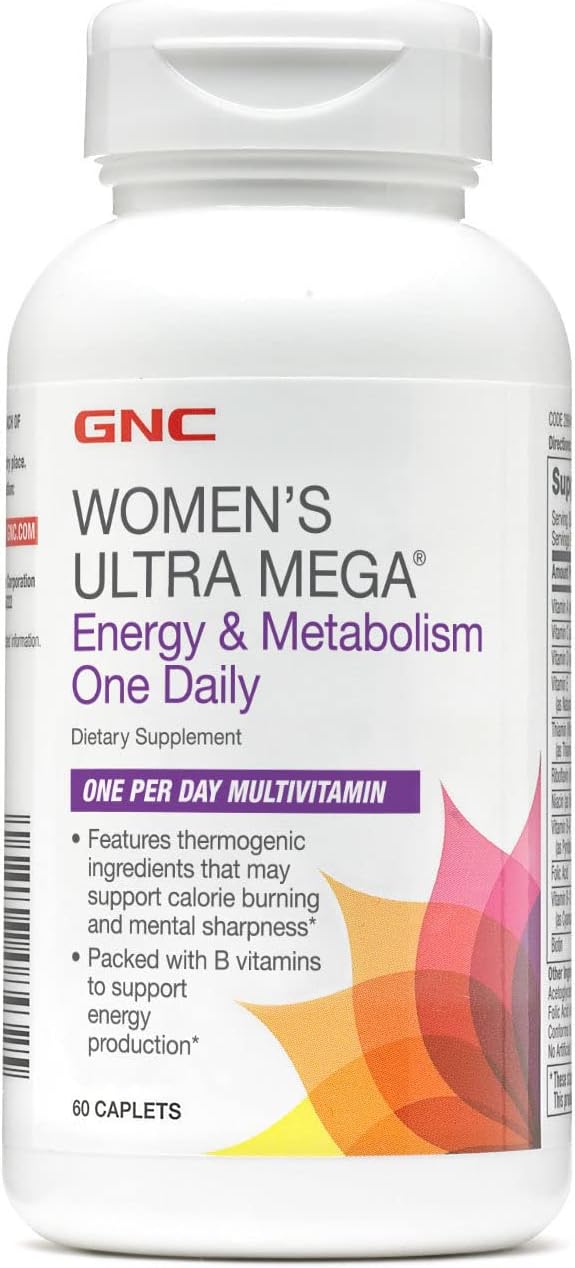 Amazon.com: GNC Women's Ultra Mega Energy & Metabolism Daily ...