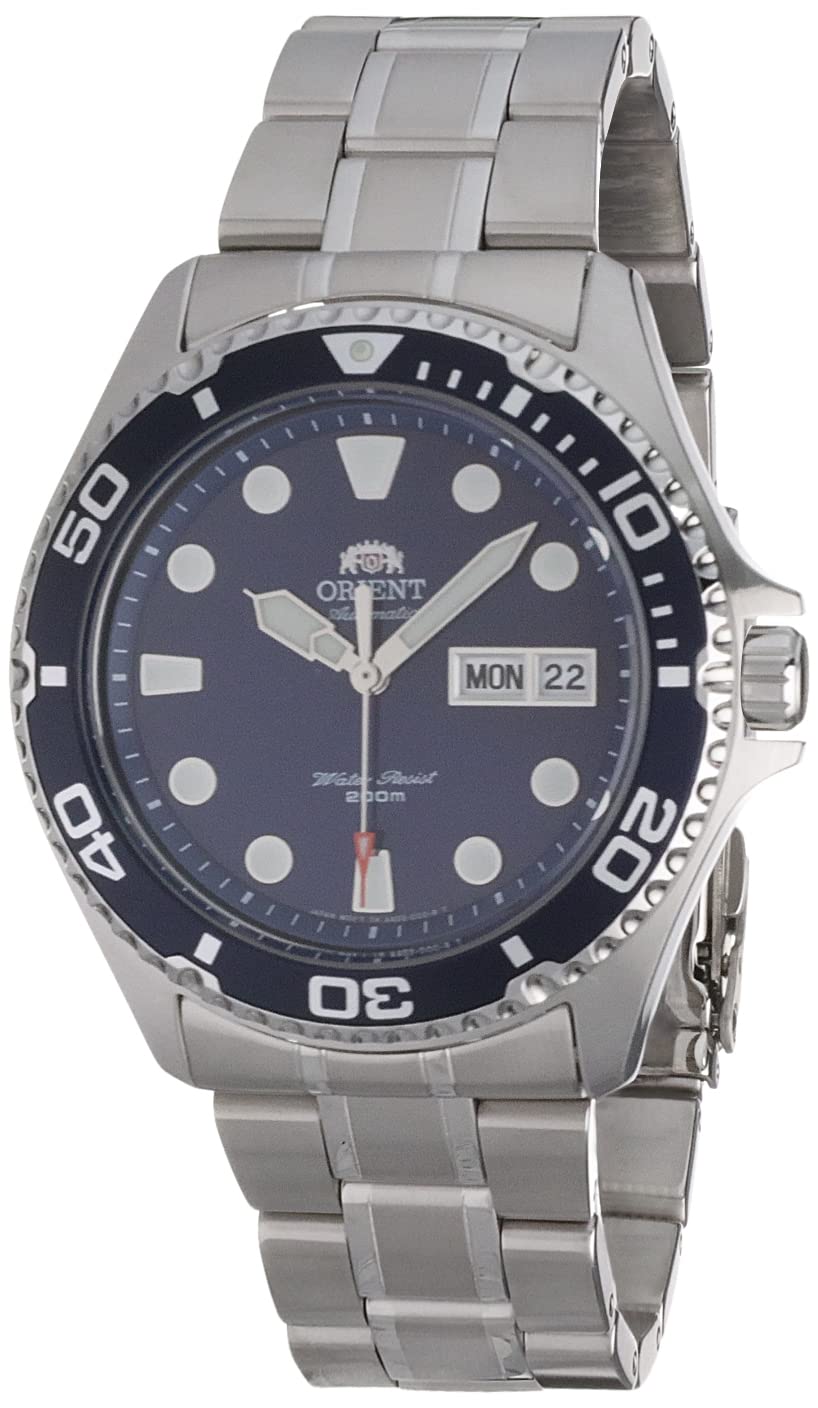 Orient Ray II Automatic Blue Dial Mens Watch FAA02005D9 : Amazon.in ...
