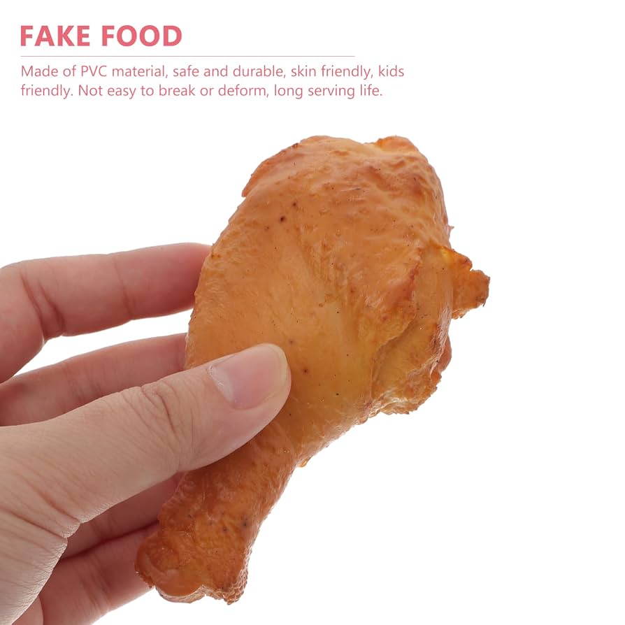 Food Display Props 3Pcs Realistic Chicken Feet Food Models - PVC ...