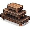 Amazon.com: 3 Pcs Wooden Risers for Display Wood Pedestal Stand Wooden ...