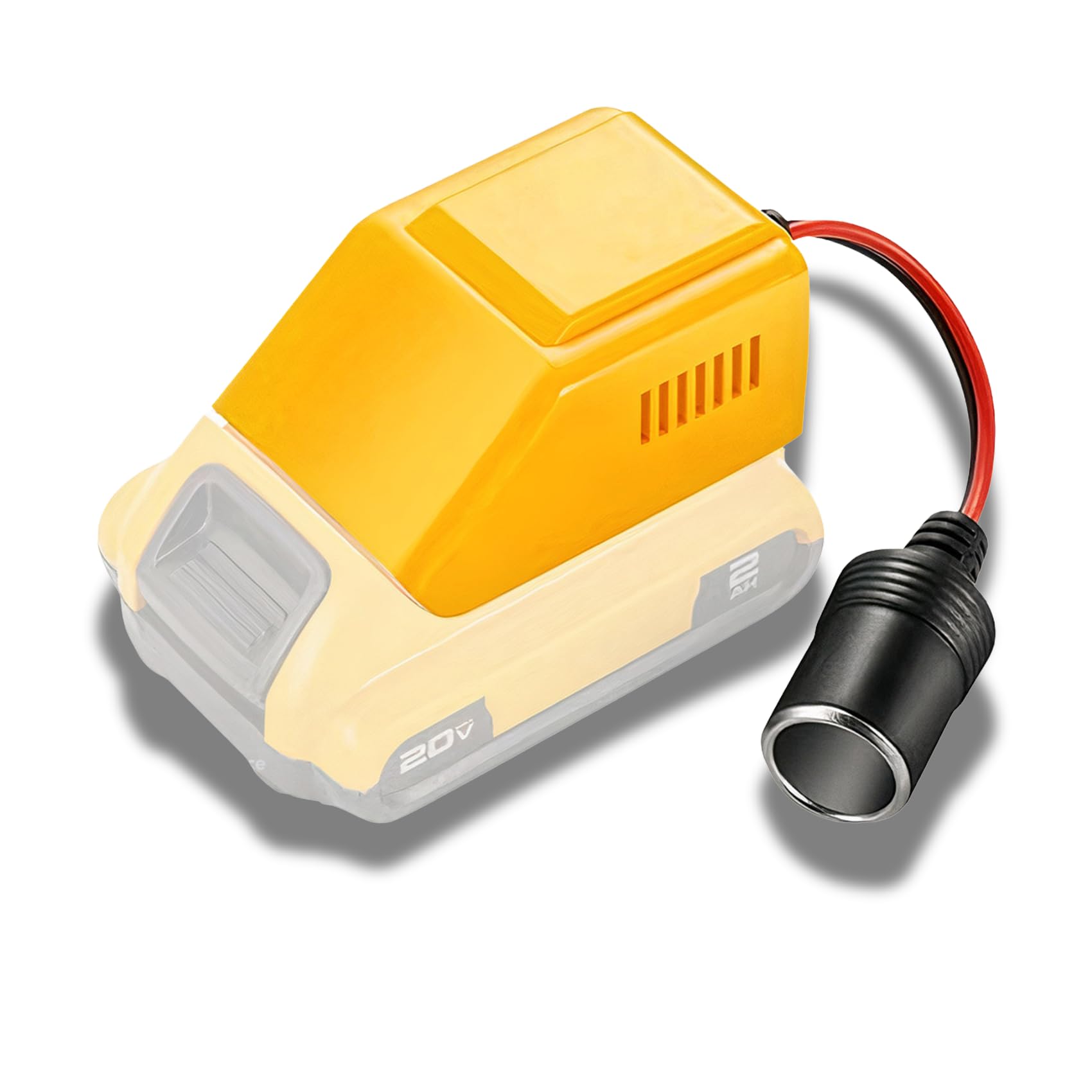 Amazon.com: TONSIM Adapter for Dewalt 20V Battery - 20V to 12V Step ...