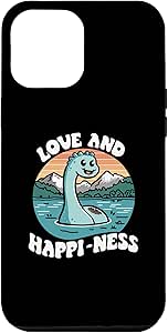 Amazon.com: iPhone 14 Pro Max Loch Ness Monster Pun, Love and Happi-Ness, Cryptid Nessie Case ...