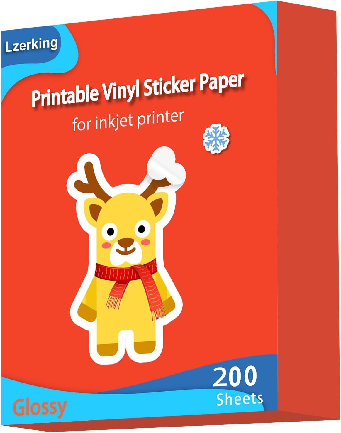 Amazon.com : A-SUB Clear Sticker Paper for Inkjet Printers, Waterproof ...