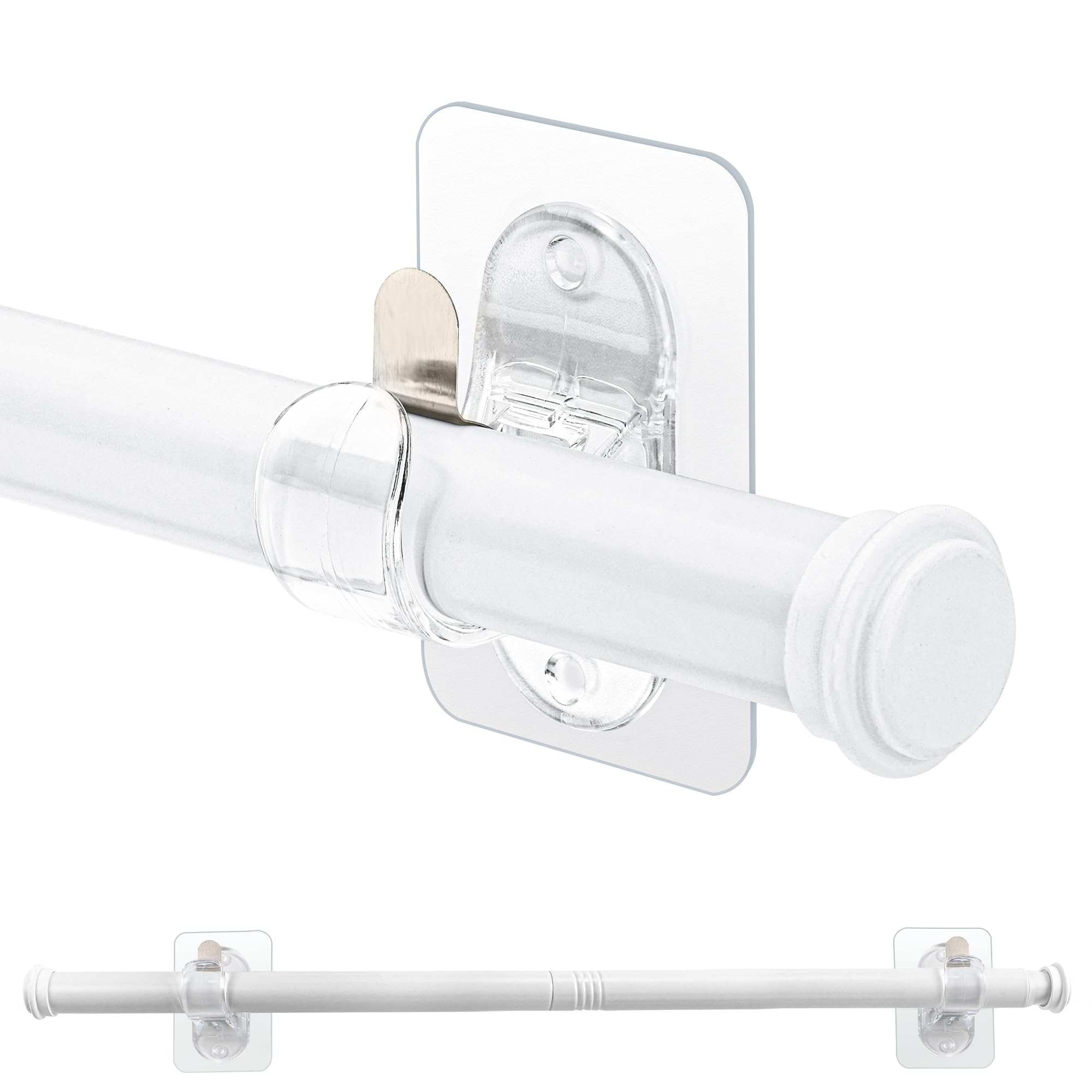 Amazon.com: Curtain Rods No Drilling for Windows 30 to 45 inch ...