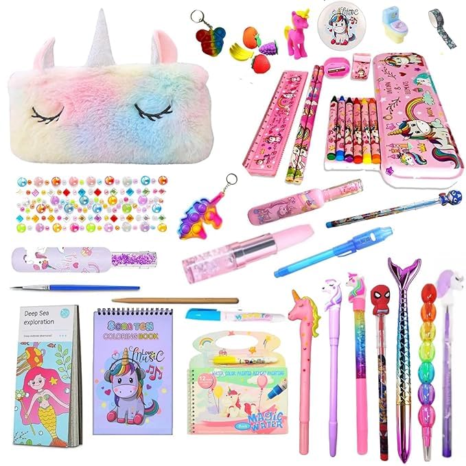 Taufa Villa Unicorn Stationery Set for Girls Birthday Return Gifts for ...