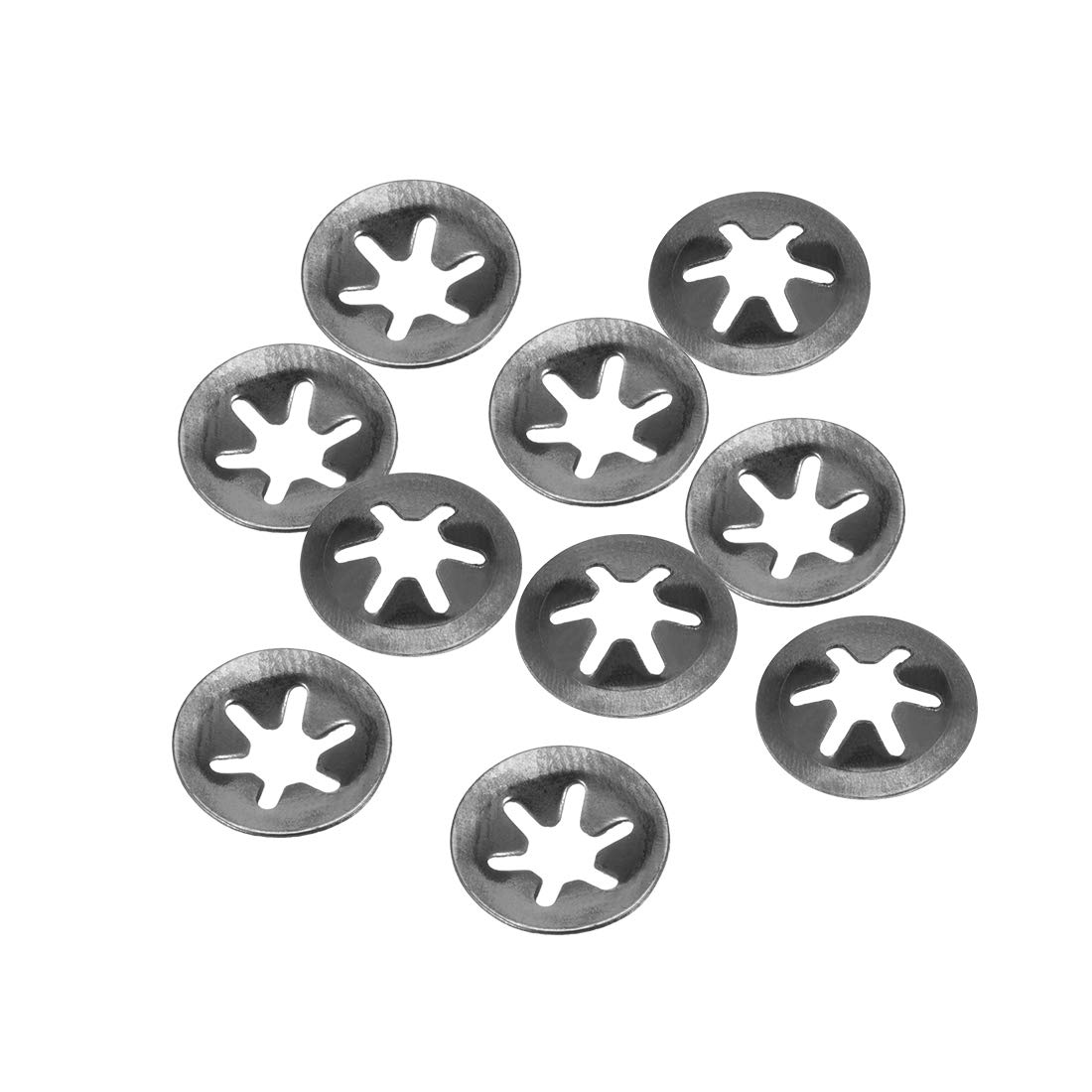 Amazon.com: uxcell M5 Star Locking Washer 4.3mm I.D. 12mm O.D. Internal ...