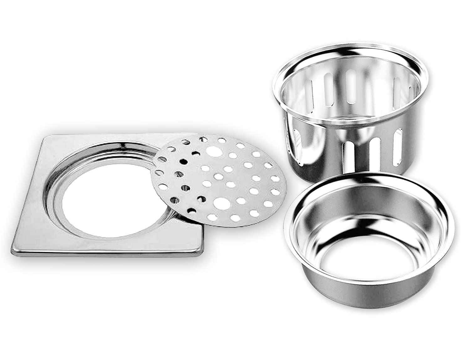 Buy KYOTO Grating Lilly Square Lock with Anti Cockroach Trap Stainless ...