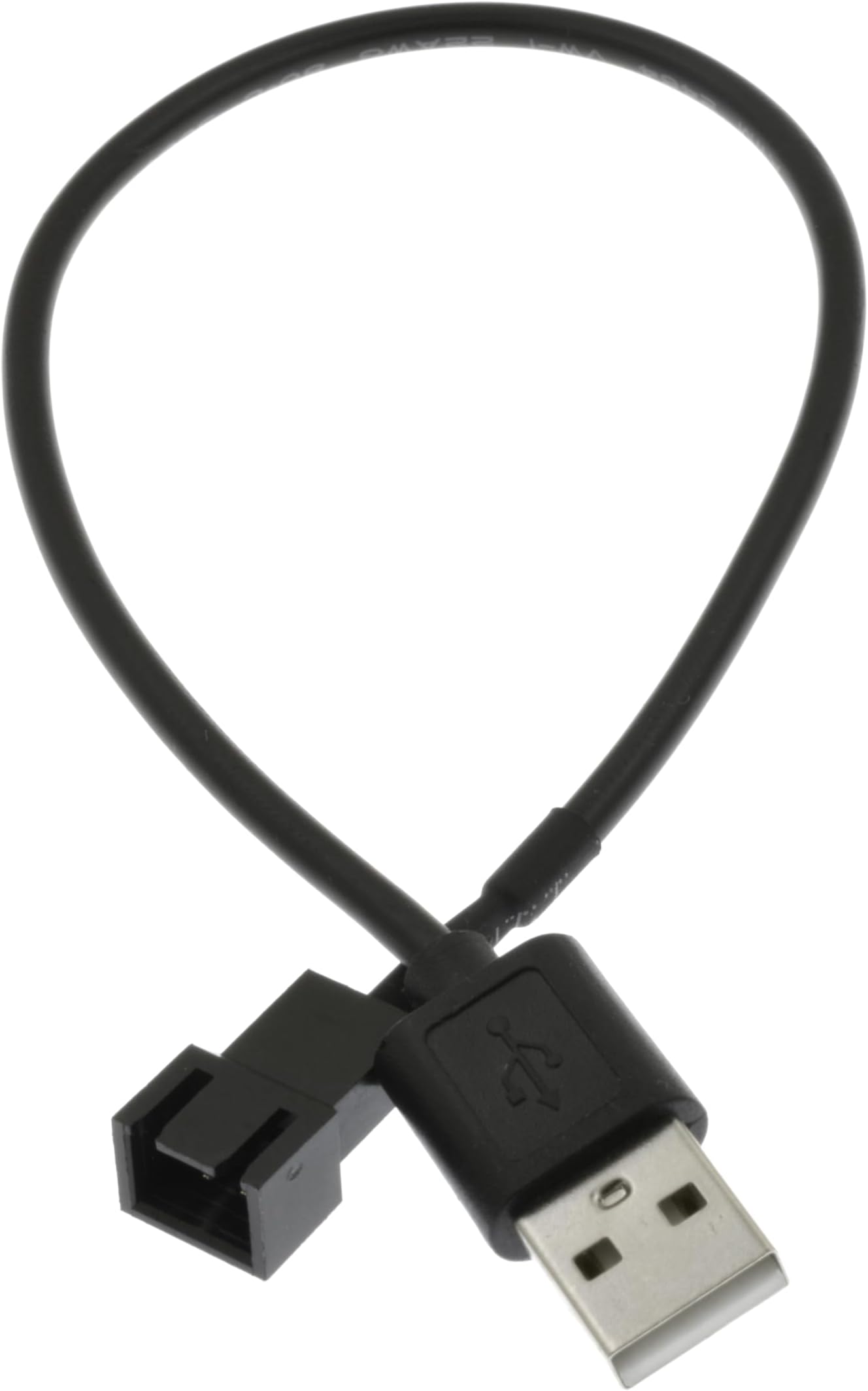 Amazon.com: 2 Pack USB to 3-Pin / 4-Pin PWM 5V USB Sleeved Fan Power ...