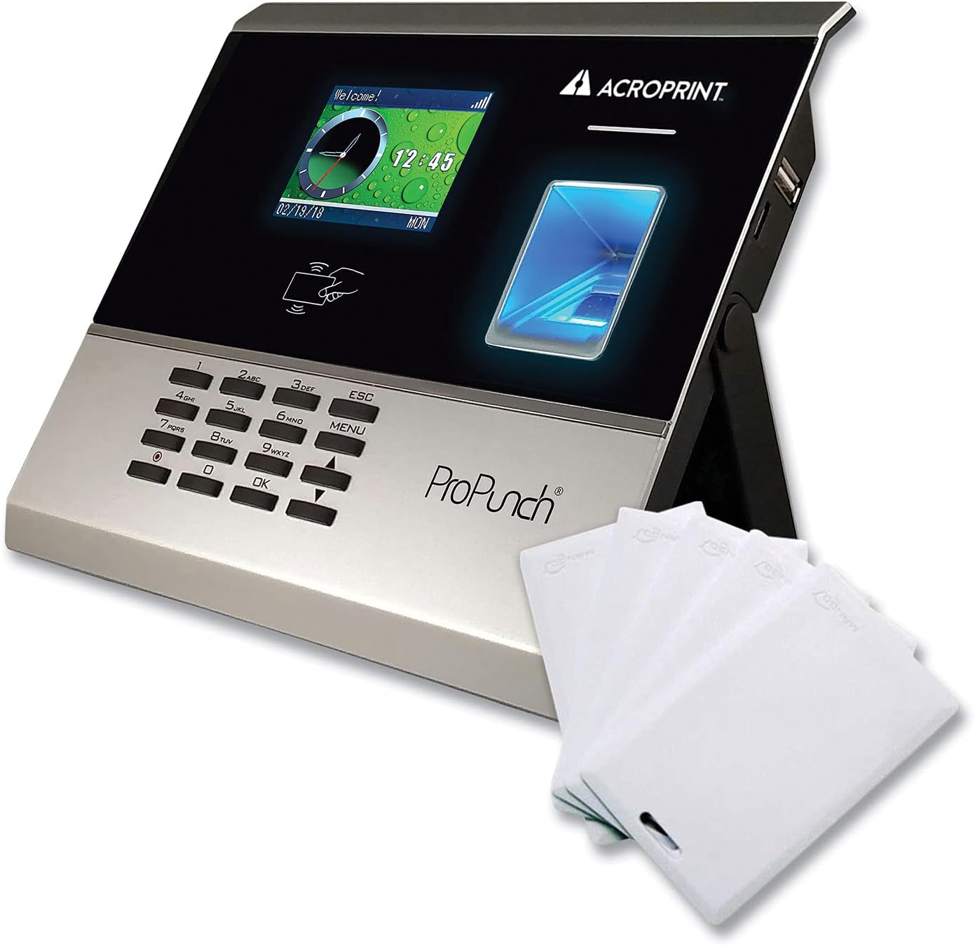 Amazon.com : Acroprint Propunch Biometric and Proximity Bundle, 50 ...