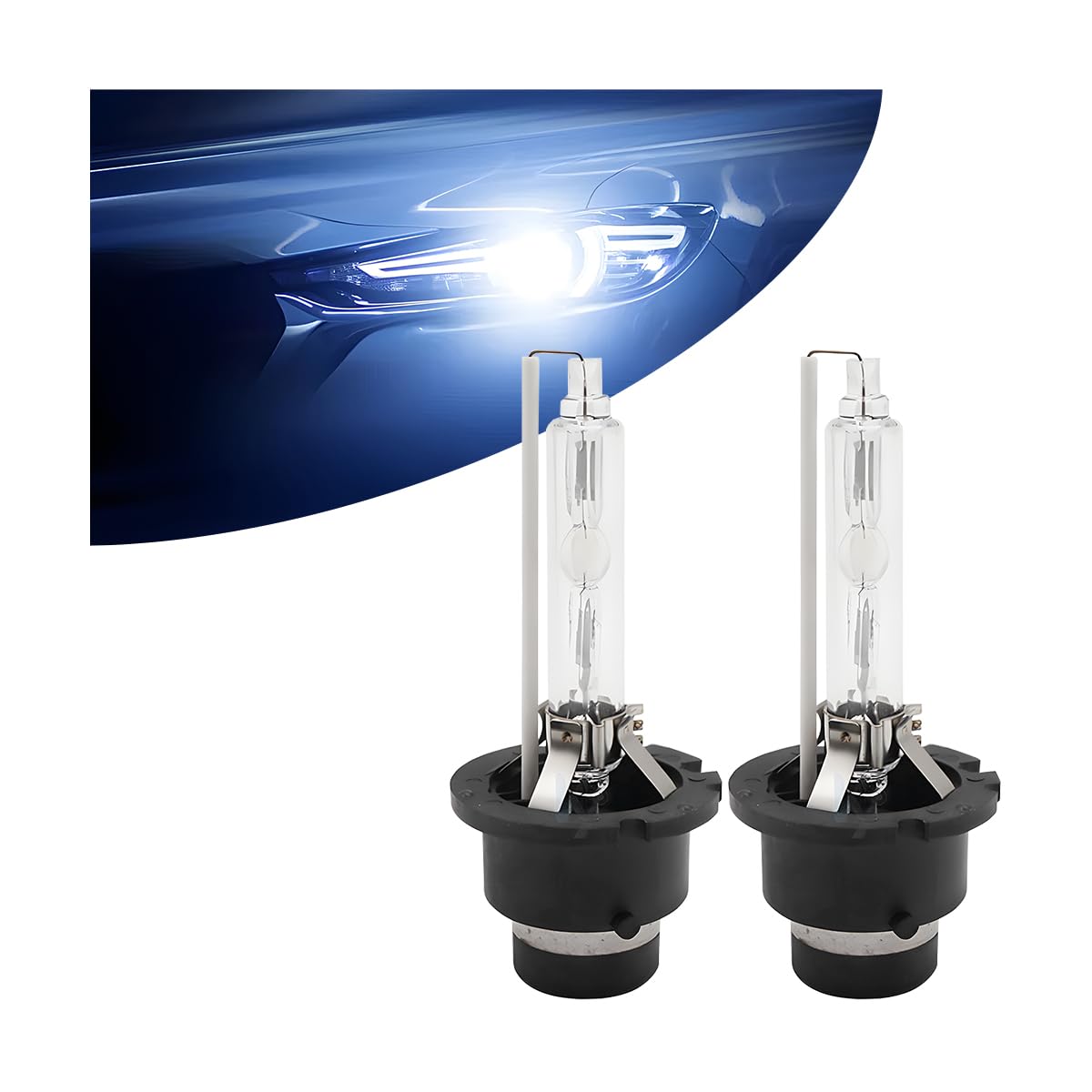 Amazon.com: Mandark 2PCS Car D2S HID Bulbs, 6000K Cool White Xenon ...