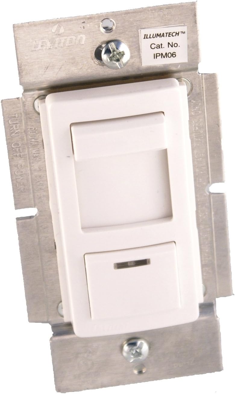 Leviton IPM06-1LX IllumaTech 600VA (450W) Magnetic Low Voltage Dimmer ...