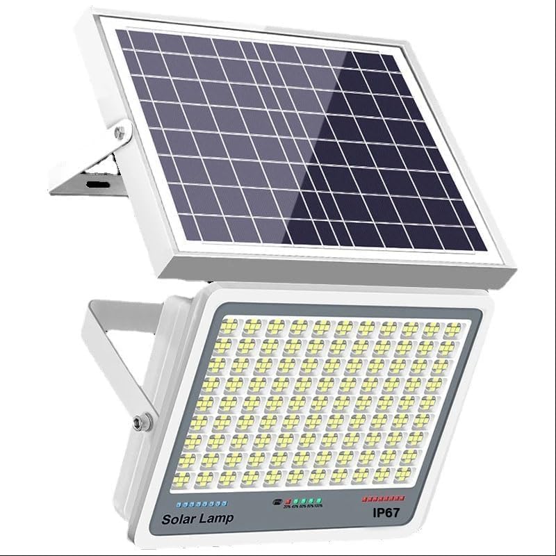 1200W Lampara Solares Exteriores, EEGVUY Luz Solar Exterior Jardin, 396 ...