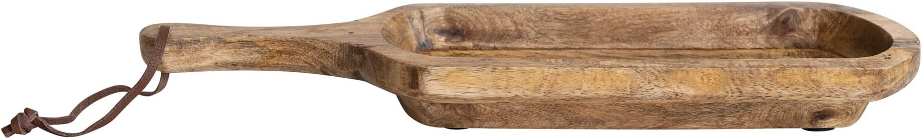 Amazon.com: Creative Co-Op Boho Wood Serving Tray with Handle and ...