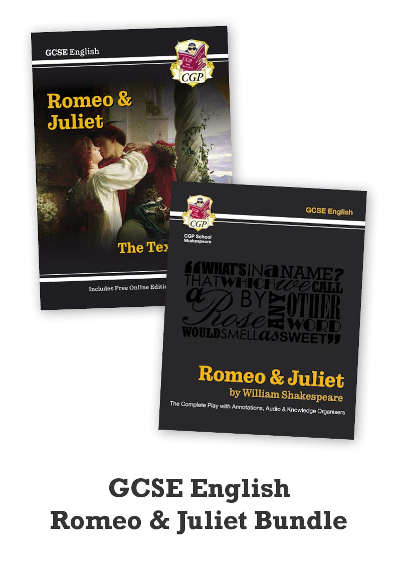 Romeo & Juliet GCSE Text Guide and Complete Play 2-Book Bundle: Amazon ...