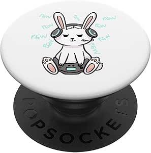Amazon.com: Gamer Rabbit Bunny Pop Socket for Kids : Cell Phones ...