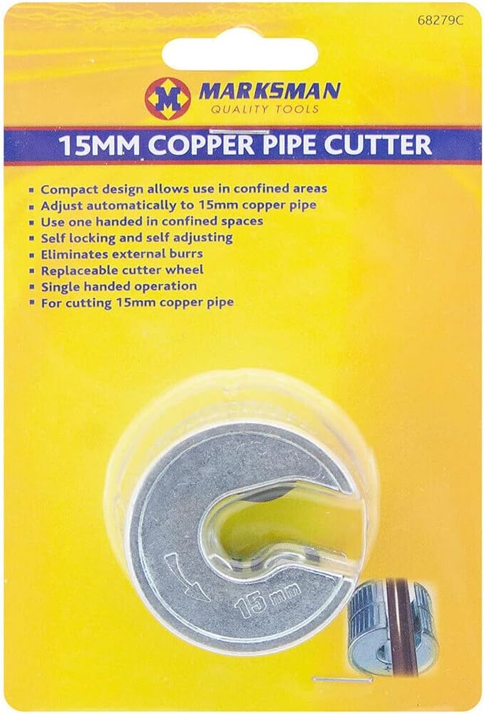New 15MM Automatic Pipe Cutter Slicer Copper Adjusting Locking Cutting Professional Slice Tube ...