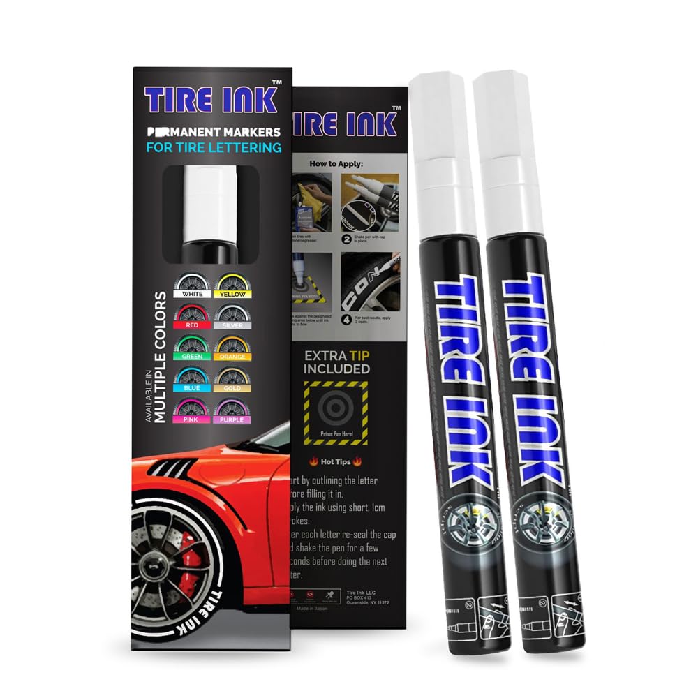 Amazon.com: Tire Ink Color Tire Paint Pen - Waterproof Permanent Paint ...
