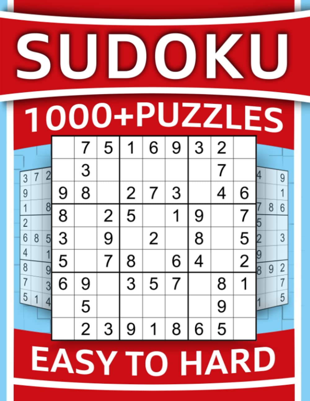 1000+ Sudoku Puzzle Book for Adults: Easy to Hard Sudoku Puzzles with ...