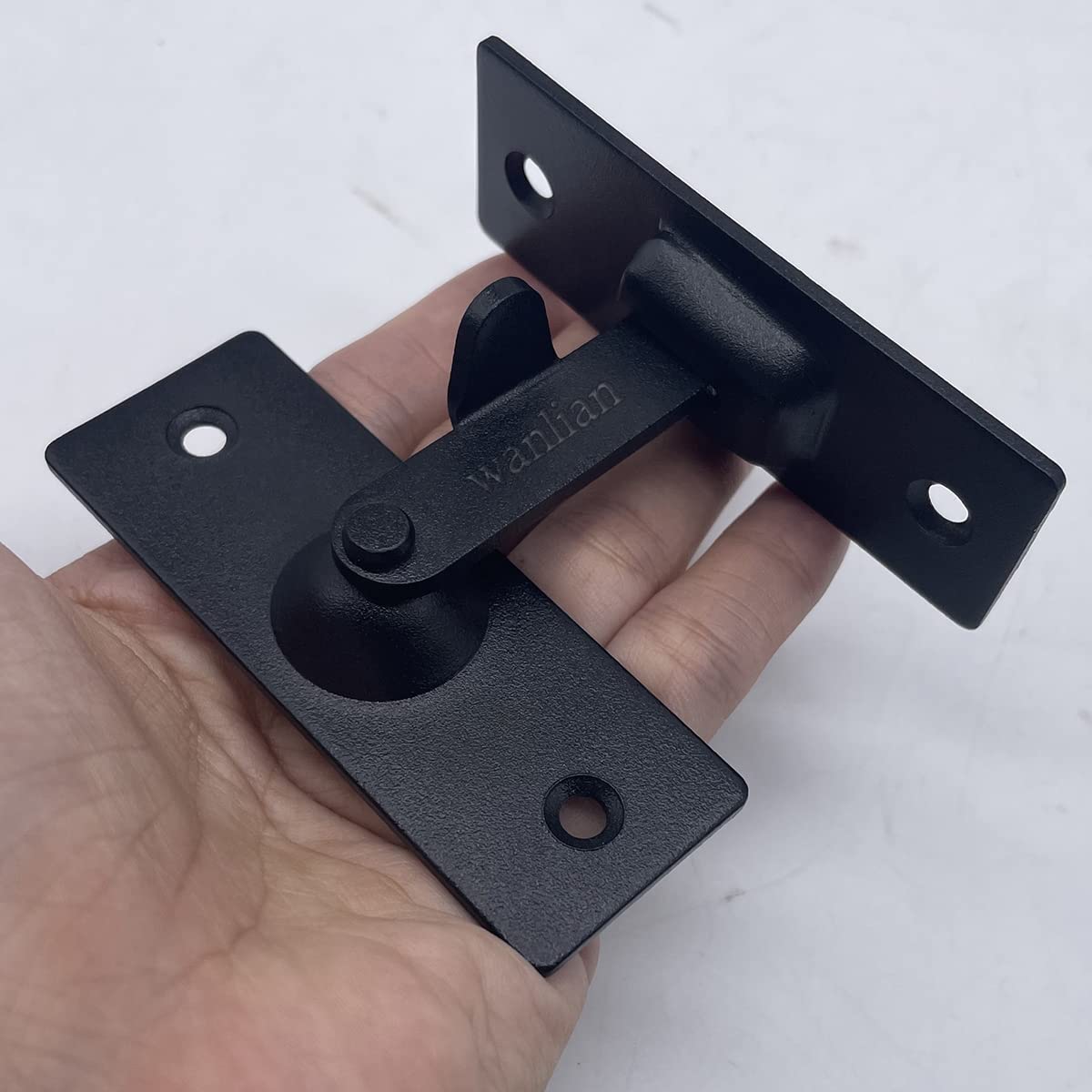 Amazon.com: WANLIAN Small 90 Degree Barn Door Lock, FBarn Door Lock 90 ...