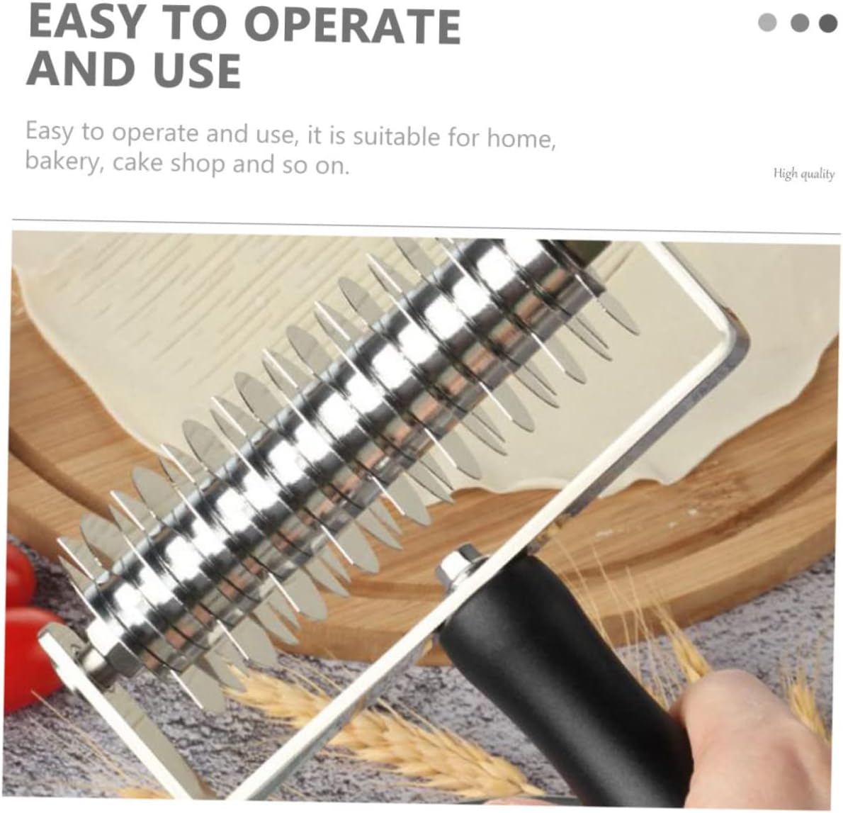 Abaodam 1pc Pizza Salad Net Cutter Pizza Dough Needle Wheels Roller ...