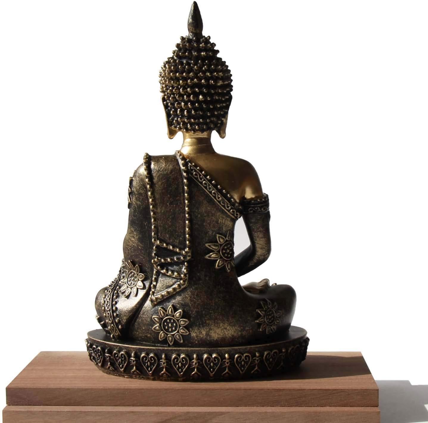 Carefree Fish Buddha Statue Minimalist Sandstone Decoration Buda Decor ...