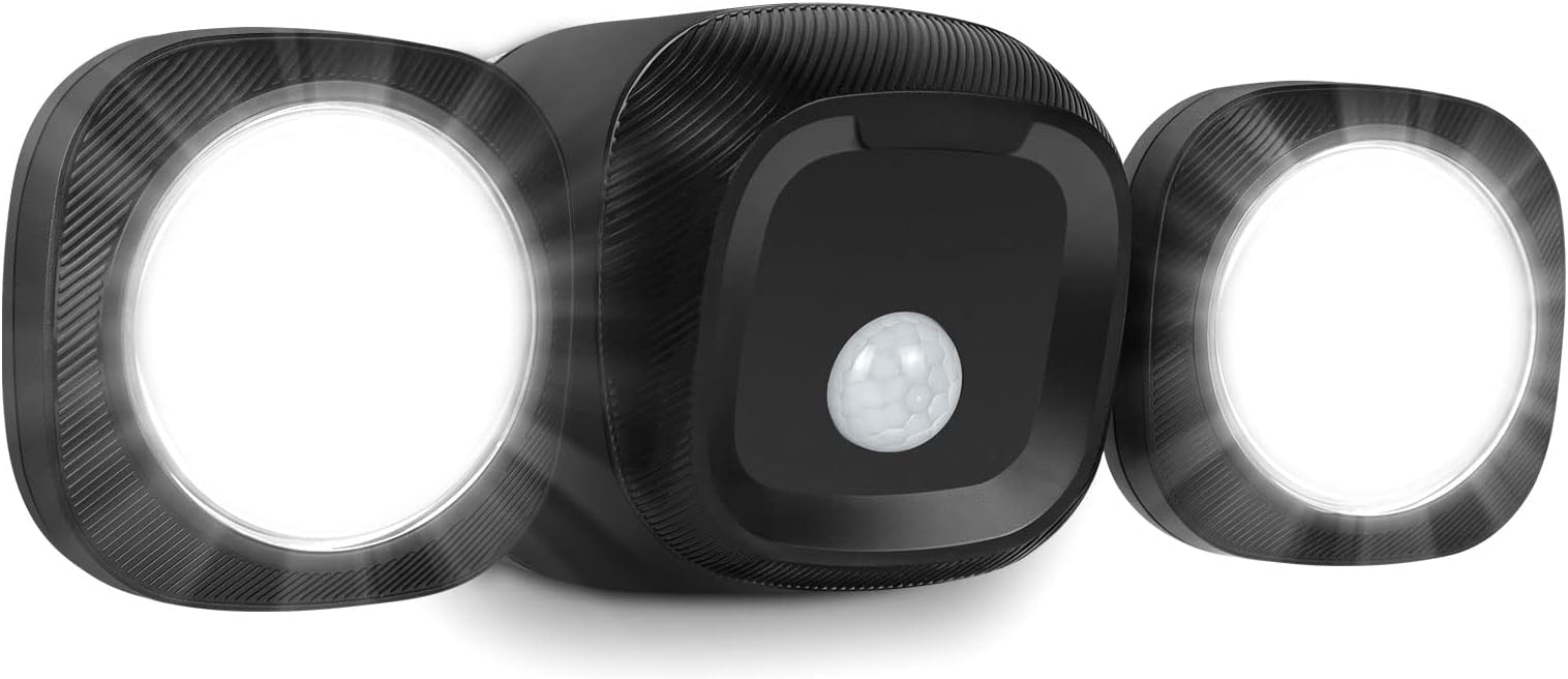 Fizrice Battery-Operated Motion Sensor Light Outdoor - Battery Powered ...