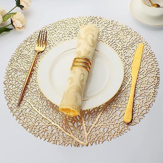 Buy Kritvi Placemat, Place Mat, Table Mat, Round Shape Place Mats ...