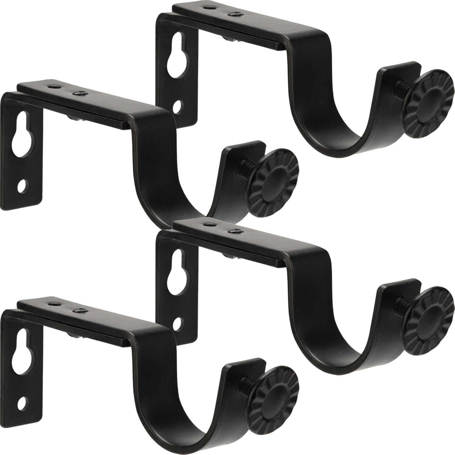 Amazon.com: EVCUHASL Curtain Rod Bracket for Adjustable, Heavy Duty ...