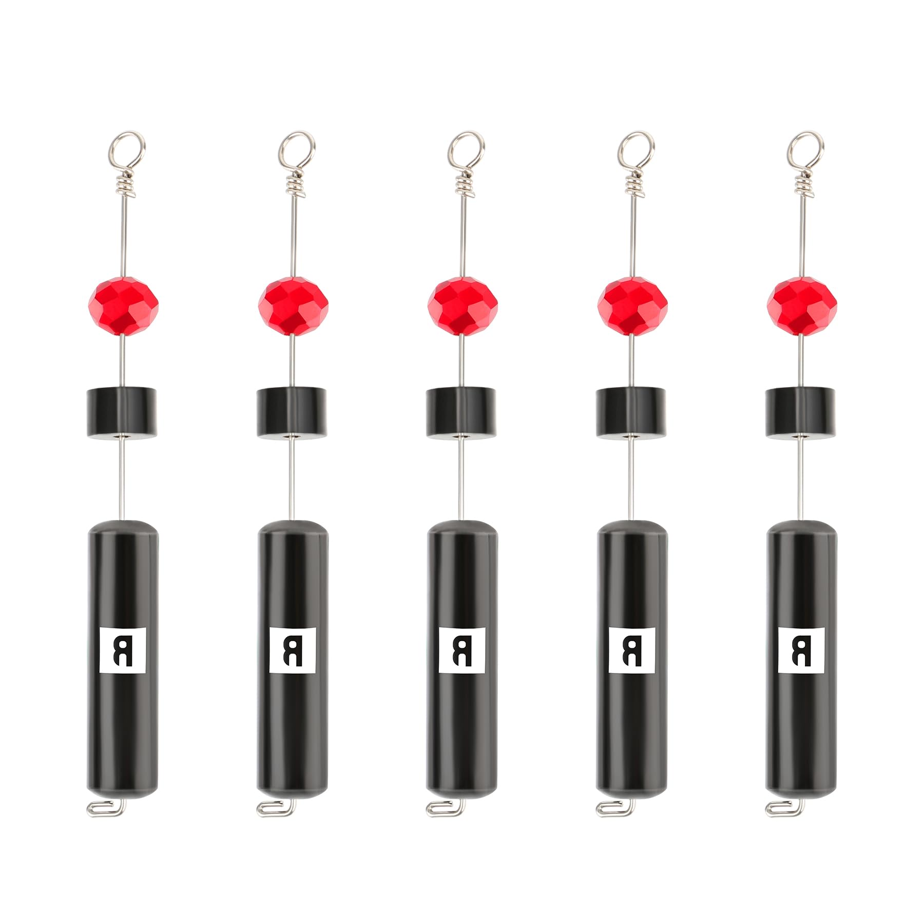 Booms Fishing CRR Carolina Ready Rigs for Bass Fishing Saltwater, 5pcs ...