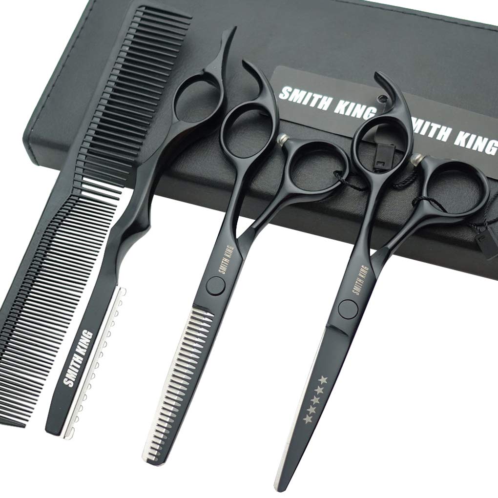 Amazon.com : 5.5 Inches Hair Cutting Scissors Set with Razor Combs ...