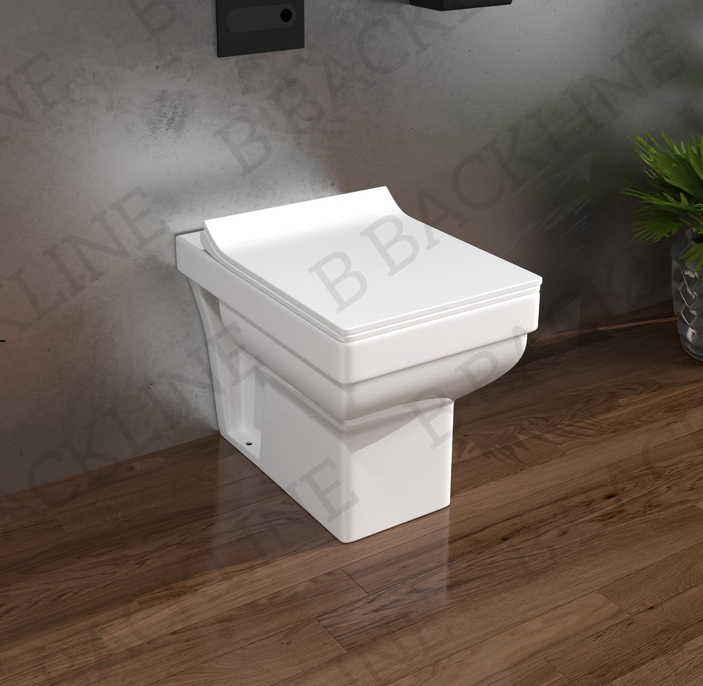 Backline Ceramic Floor Mounted European Water Closet One Piece Western ...