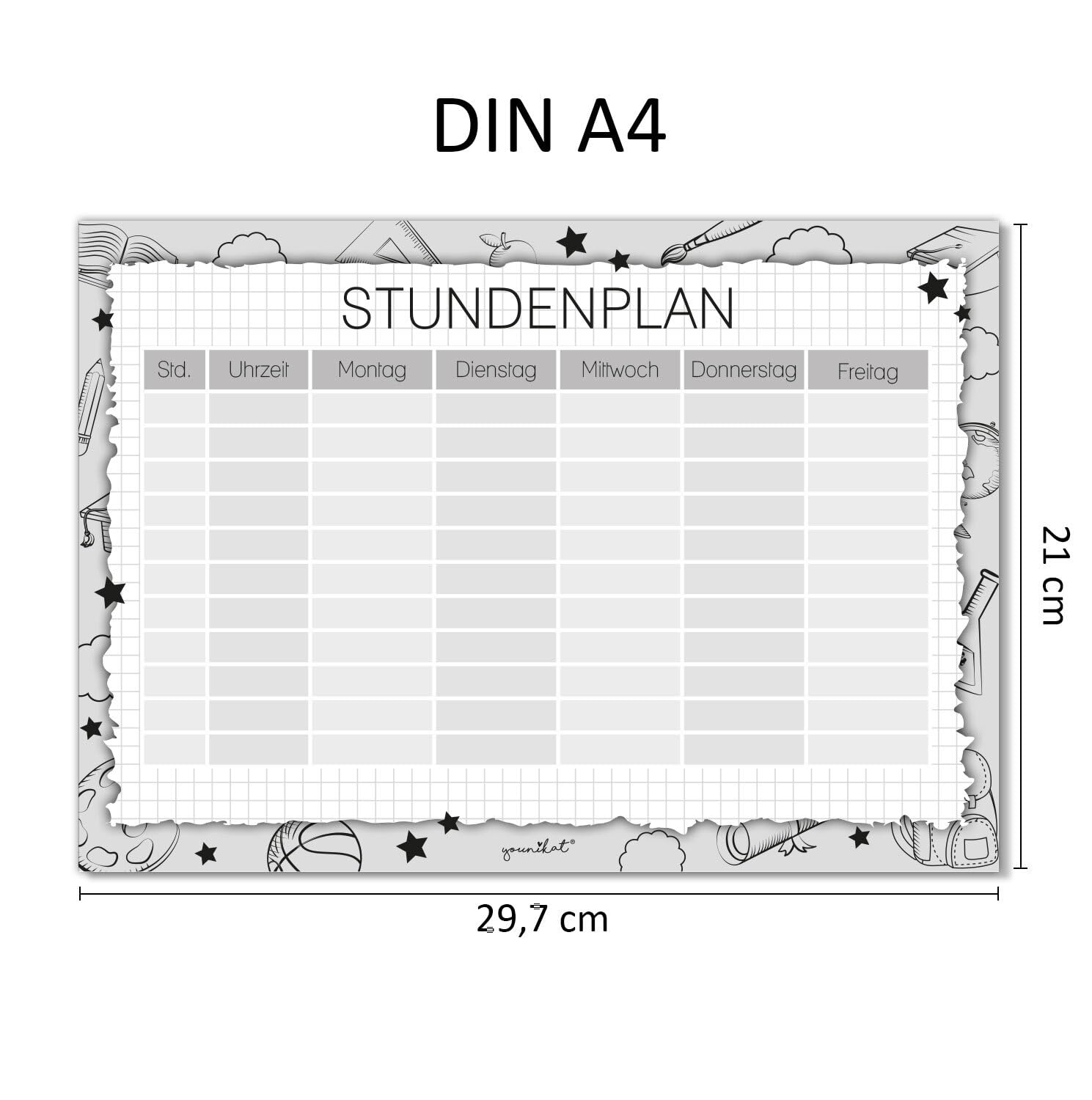 Stundenplan Der High School Unterrichtszeiten