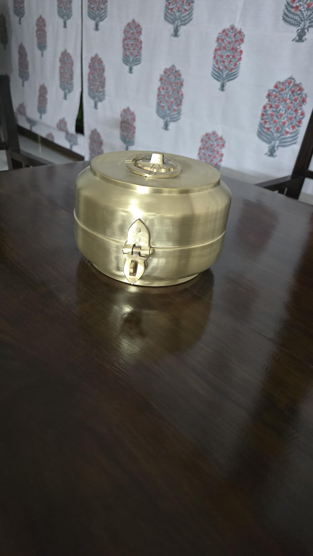Buy ARYA SANSKRITI Traditional Brass Roti & Masala Container ...