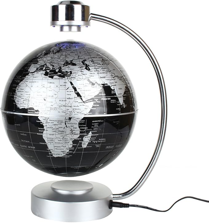 Amazon.com: Floating Globe, Office Desk Display Magnetic Levitating and ...