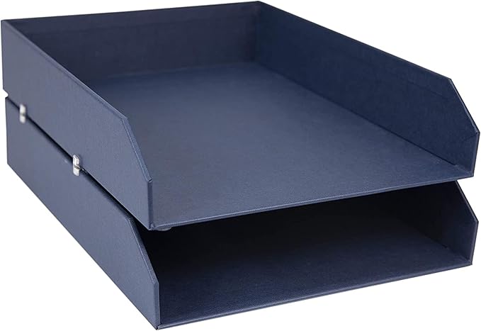 Amazon.com: Bigso Hakan Letter Trays - Stackable Paper Tray Organizer ...