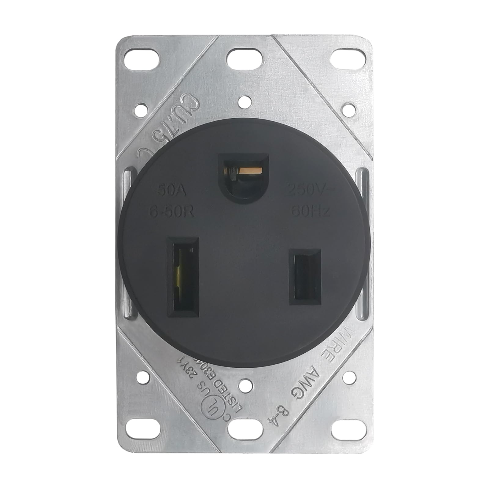 EDYCARX Nema 6-50 Receptacle 50 Amp 250 Volt Outlet, Flush Mounting ...