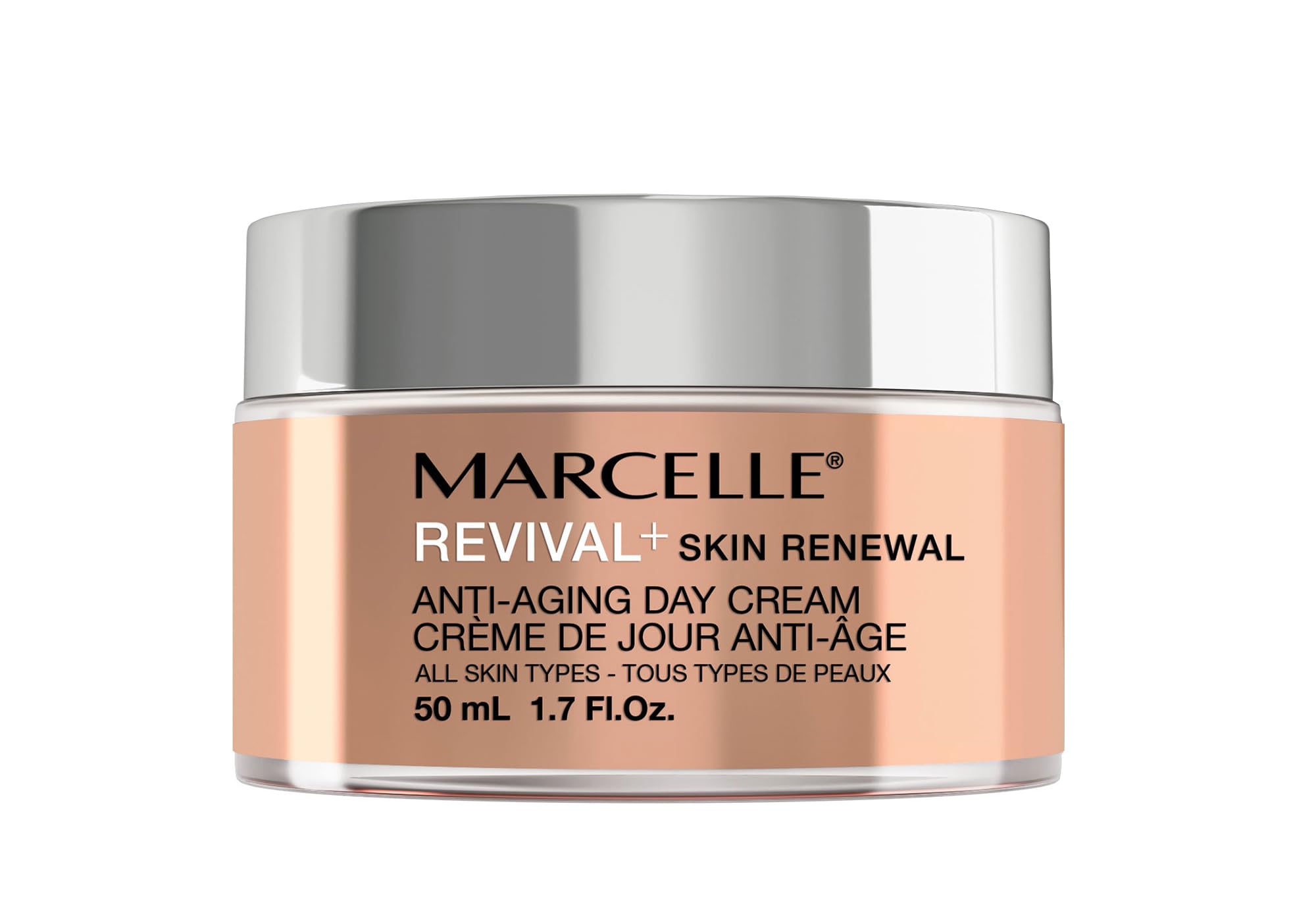 Marcelle Revival+ Skin Renewal Anti-Aging Day Cream, All Skin Types, 45 ...