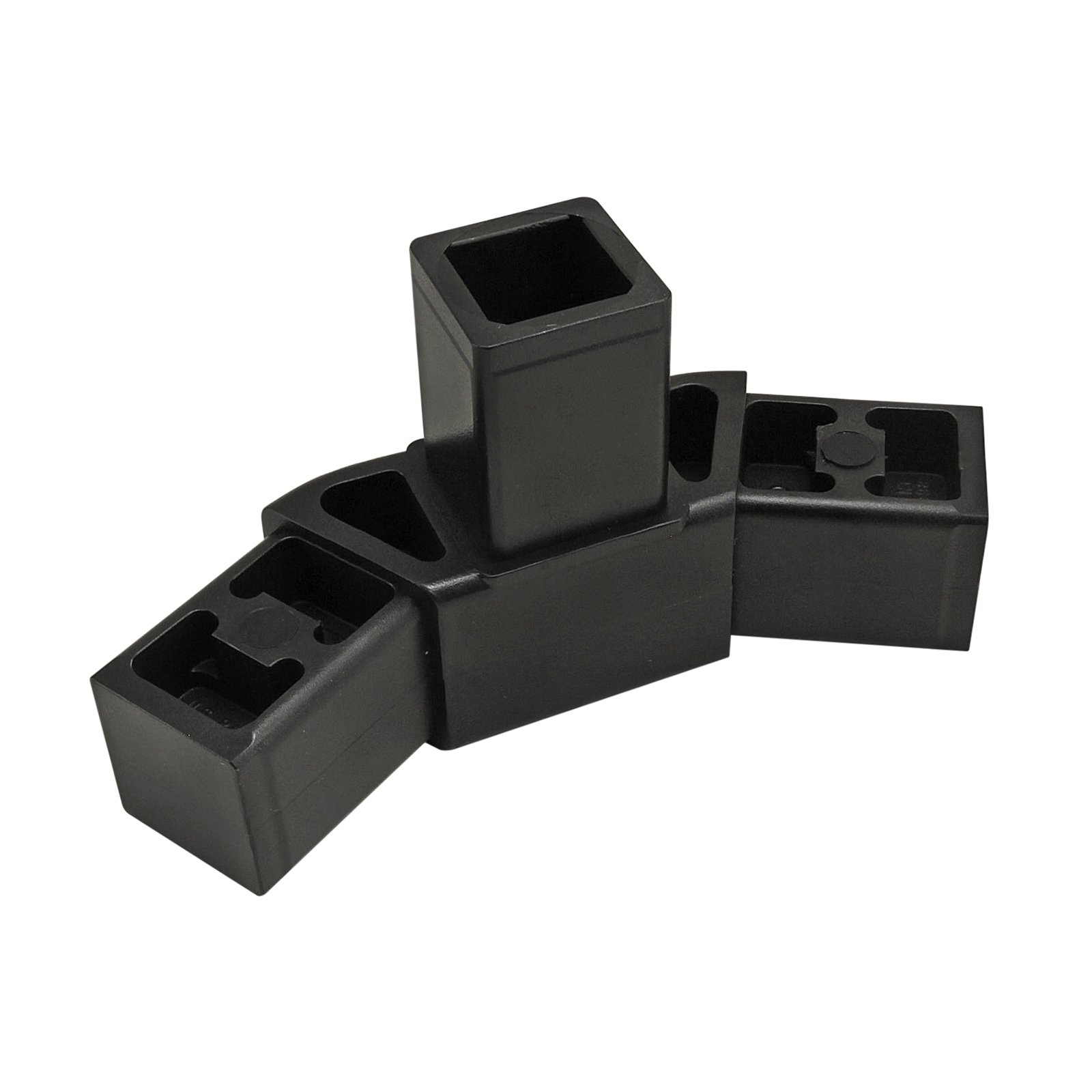 80/20 Inc., 9273, Quick Frame 3 Way Hexagon Segment Connector, Black ...