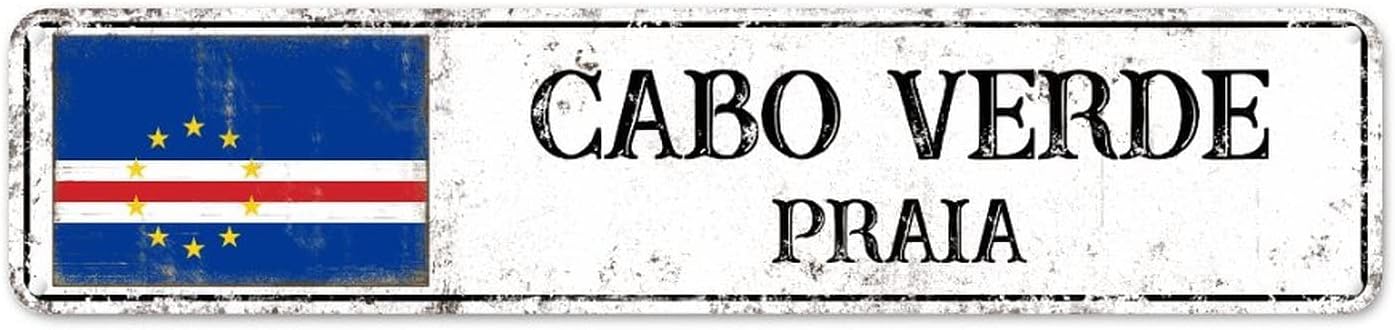 Cabo Verde Street Signs Customized Cabo Verde Flag Signs Custom Capital ...