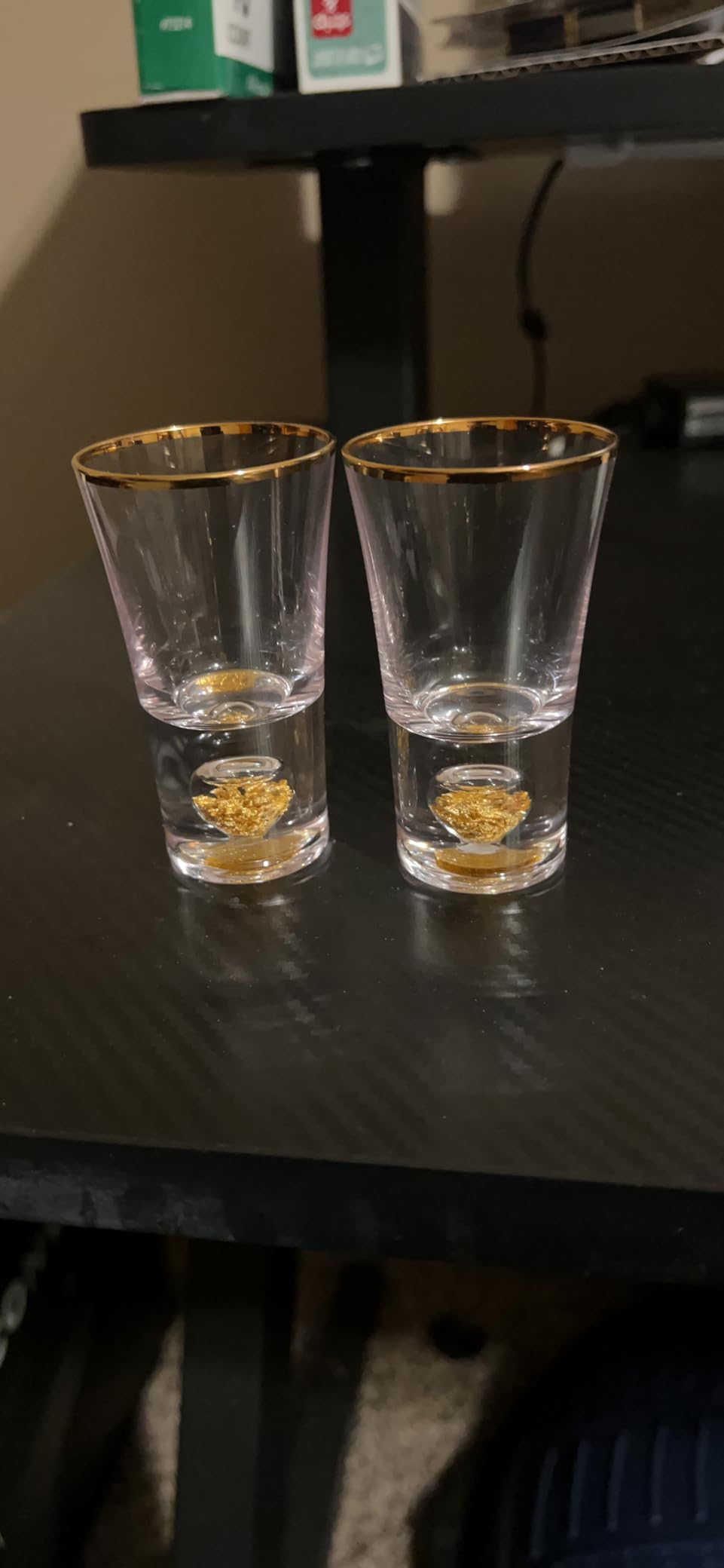 Amazon.com | JBHO Shot Glasses - Set of 2, 1.5 Oz Crystal Shot Glass ...