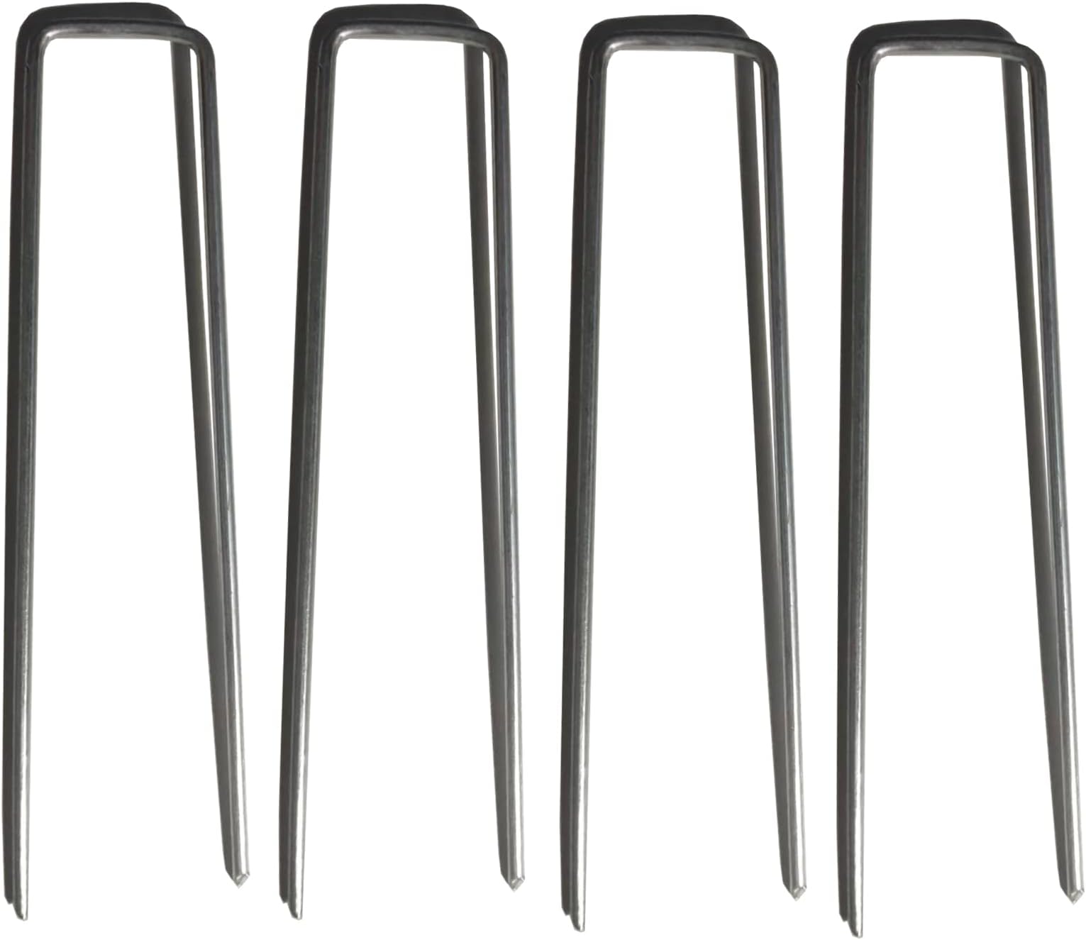 Amazon.com : Garden Stakes Pins,100PCS 6 Inch Galvanized Garden ...
