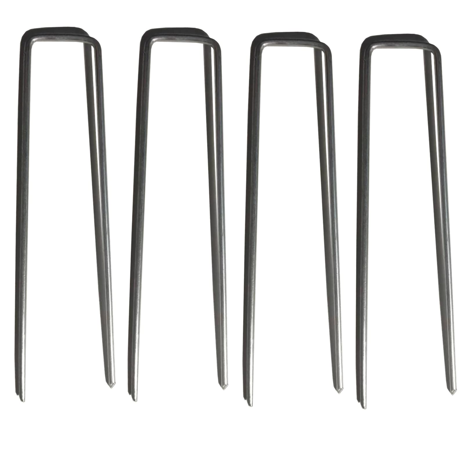 Amazon.com : Garden Stakes Pins,100PCS 6 Inch Galvanized Garden ...
