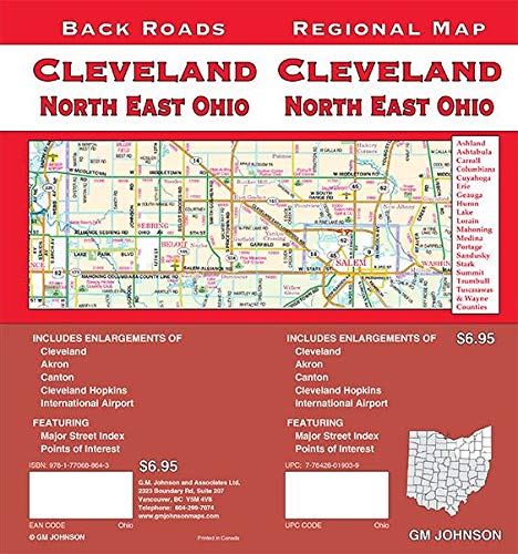 Northeast Ohio County Map With Cities Ohio Map Cuyahoga Hi Res Stock