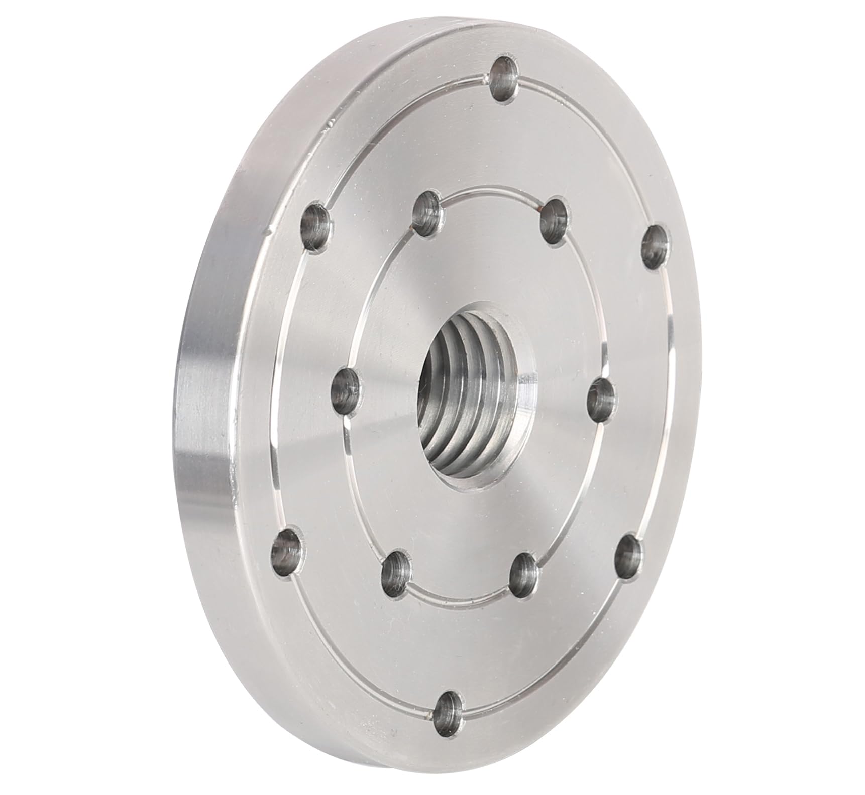 VINWOX 4" Wood Lathe Steel Faceplate, 1”x8TPI Spindle Thread ...