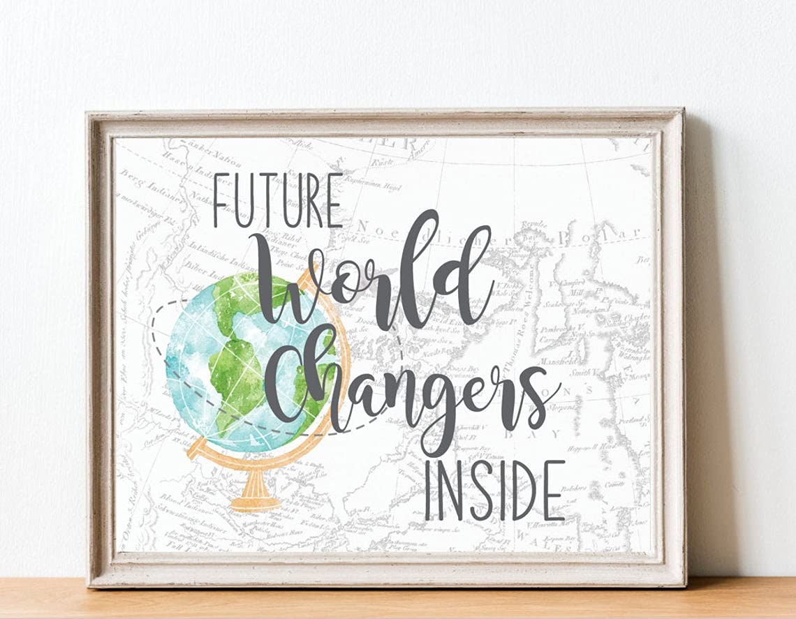 Buy Awesome Quote Classroom Canvas, Classroom Inspiration World ...