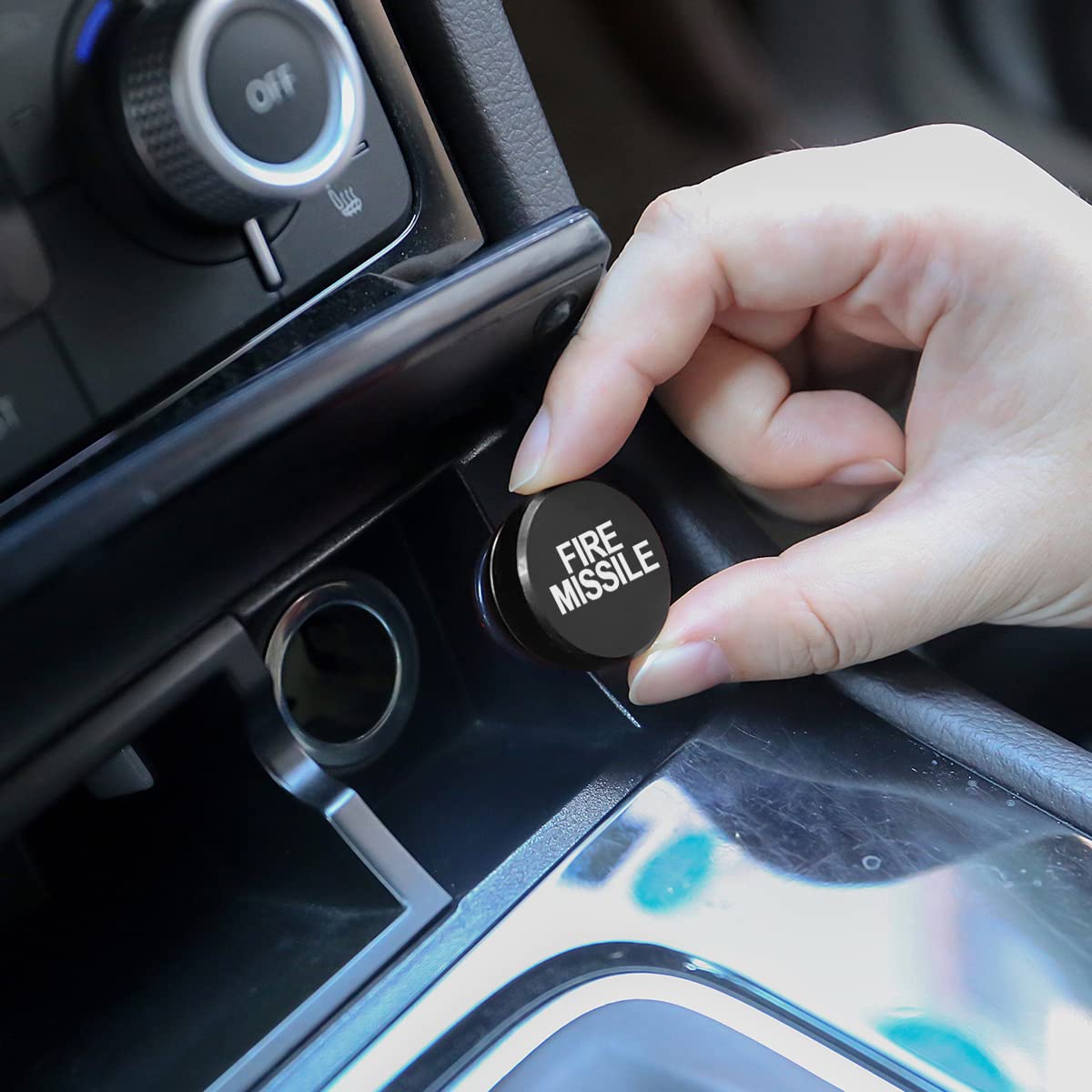 Snapklik.com : Cigarette Lighter Plug Cover For Car, Billet Aluminum ...