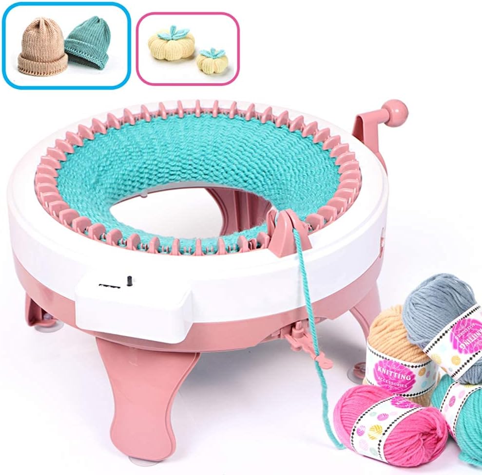 48 DIY Knitting Machine Smart Weaving Knit Rotating Kid Toy Scarf Sock ...