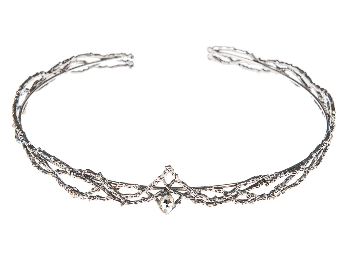 Amazon.com: Women Men Rhinestone Crystal Crown Costume Headwear Gold ...