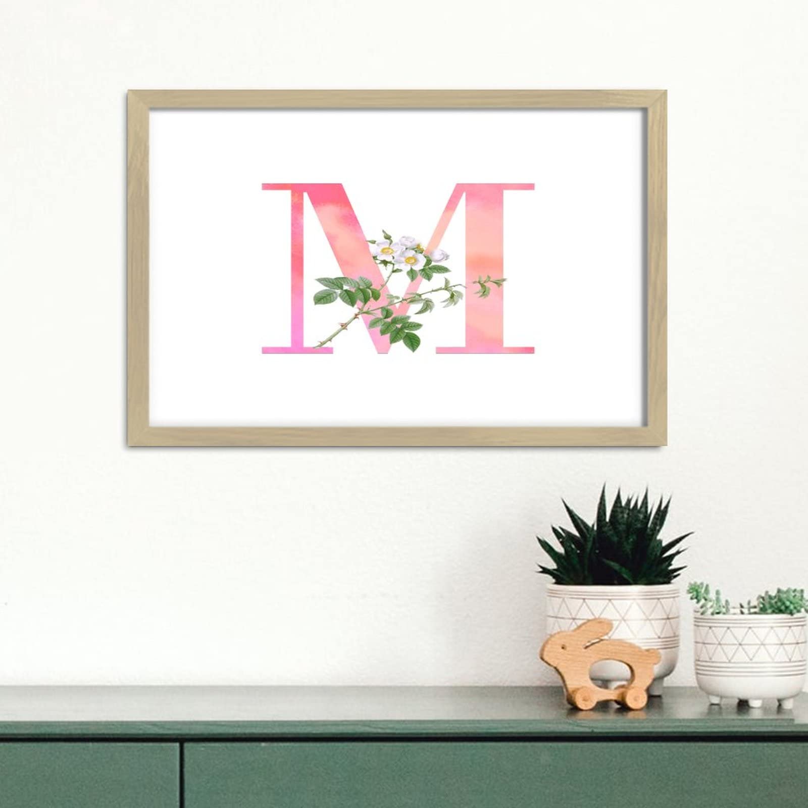 Decorative Letter M Tattoo Amazon.com: Letter M Initial Monogram Wall